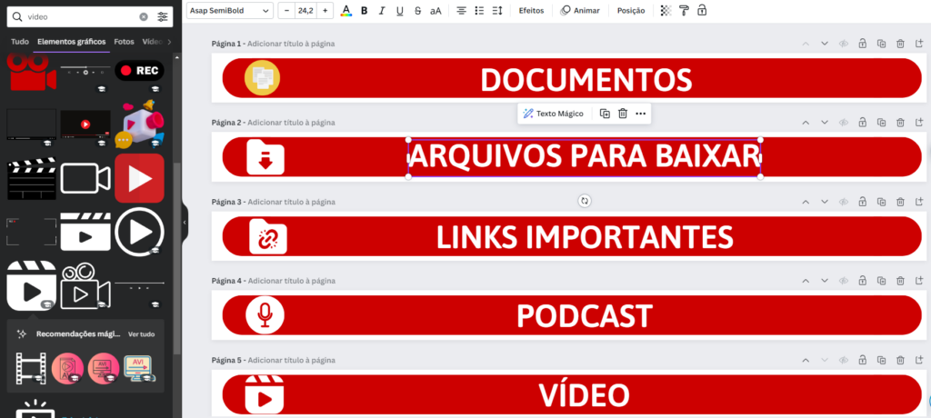 Canva templates para o Moodle - PROFESSOR RENATO